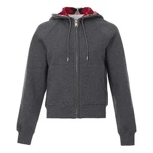 Burberry Full Zip Hoodie - Grey