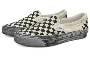 VANS Og Classic Slip-on Lx Stressed Checkerboard - Black/checkerboard