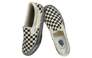 VANS Og Classic Slip-on Lx Stressed Checkerboard - Black/checkerboard