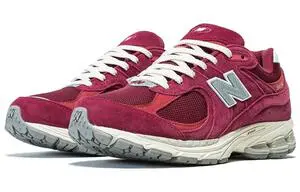 NEW BALANCE 2002r "suede Pack" Garnet Deep Earth - Red