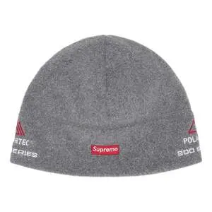 Supreme Fw25 Polartec Sport Beanie - Grey