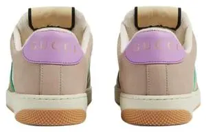 Gucci Screener Gg Sneakers - Beige/lilac/white