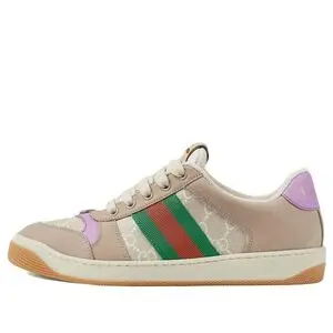 Gucci Screener Gg Sneakers - Beige/lilac/white