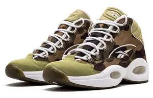 REEBOK X Bape X Mita Sneakers Question Mid '1st Camo - Green