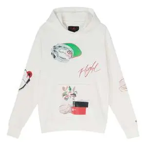 JORDAN Alphabet Pattern Pullover Hoodie - Default Colorway