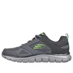 Sketchers Track Syntac Athletic Sneakers - Charcoal