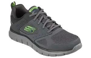 Sketchers Track Syntac Athletic Sneakers - Charcoal