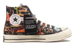 CONVERSE Chuck 70 High Top Sneakers - Black/multi/egret