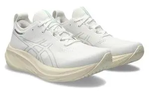 Asics Gel-nimbus 26 Athletic Shoes - White/beige