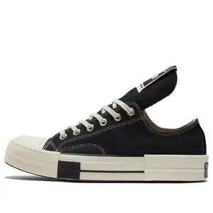 CONVERSE Rick Owens X Drkstar Chuck 70 Low Top Sneakers - Black/white