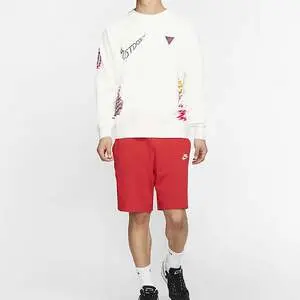 Nike Nsw Reflective Graffiti Pullover - White
