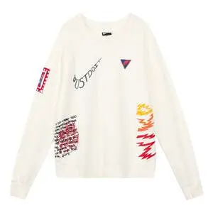 Nike Nsw Reflective Graffiti Pullover - White