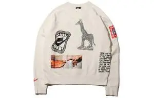 Nike Nsw Reflective Graffiti Pullover - White