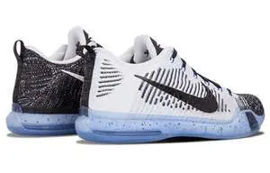 Nike Kobe Elite Premium Htm 'shark Jaw' Low Top Basketball Shoe - White/black