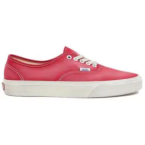 VANS Authentic Lace Up Sneakers - Red/white
