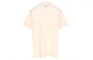 Gucci Gg Embroidered Short Sleeve Polo Shirt For Beige