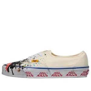 VANS X Gallery Dept. Authentic "art That Kills" Sneakers - Cream/multi-color