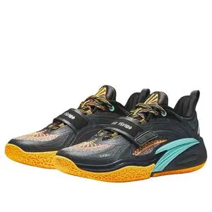 ANTA Kai 1 "sacred Bond" Athletic Sneakers - Black/teal/gold
