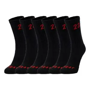 JORDAN Essential Crew Sports Stockings 6 Pack - Black