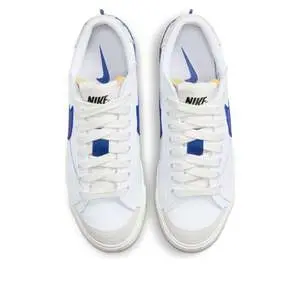 Nike Blazer Low '77 Jumbo Sneakers - White/blue