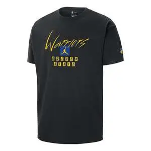 JORDAN X Nba Golden State Warrors Logo T-shirt - Black