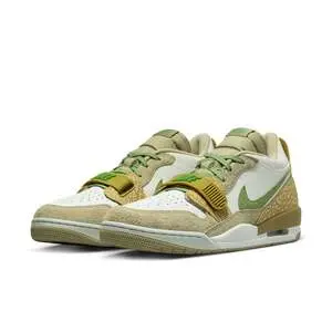 JORDAN Legacy 312 Low 'golden Moss Alligator - White/green