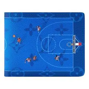 LOUIS VUITTON Basketball Slender Wallet - Blue