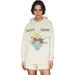 Gucci Tiger Print Hooded Sweatshirt