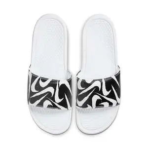 Nike Benassi Jdi Print Slide - White