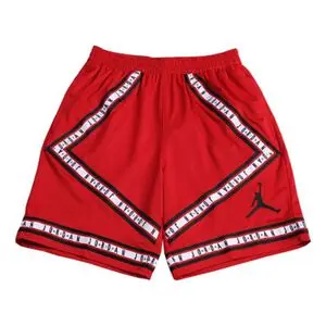 JORDAN Dri-fit Basketball Shorts - Red/white