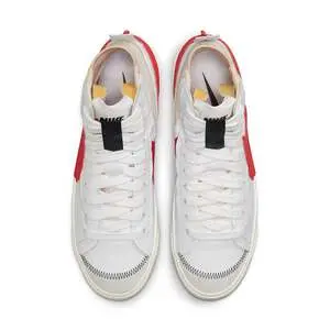 Nike Blazer Mid '77 Jumbo Sneakers - White/red