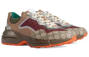 Gucci Rhyton Sneakers - Brown