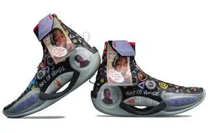 LI-NING Way Of Wade Infinity "moment" High Top Sneakers - Black/multi-clour