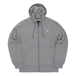 JORDAN Fleece Full Zip Hoodie - Grey