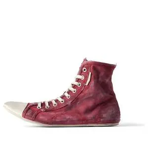 Balenciaga Balenciaga Paris Ultra Flat High Top Sneakers Red