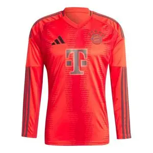 Adidas Fc Bayern 24/25 Long Sleeve Home Soccer Jersey - Red
