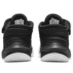 Nike Team Hustle D10 Flyease High-top Sneakers - Black/silver