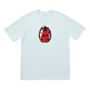 Supreme Supreme Ss18 Ladybug Tee Pale Blue Printing Short Sleeve Unisex Light Blue