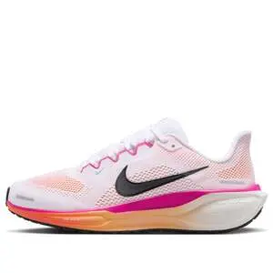 Nike Zoom Pegasus 41 Athletic Sneakers - White/black/flame Pink