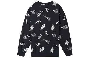 NEW BALANCE All-over Print Crewneck Sweatshirt