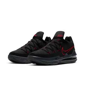 Nike Lebron 17 Low Basketball Sneakers - Black
