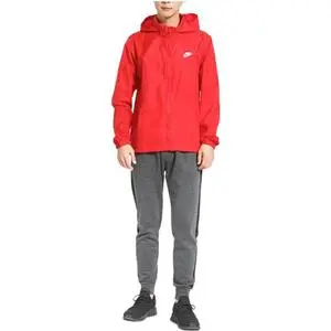 Nike Logo Embroidered Windbreaker Jacket