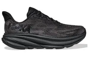 Hoka One One Clifton Athletic Sneakers - Black