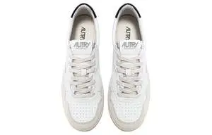 AUTRY Medalist Low Suede Sneakers - White/suede/dark Blue