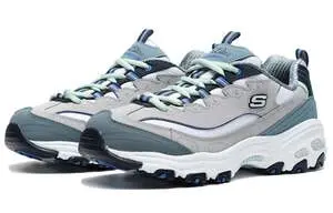 Sketchers D'lites 1.0 Low Top Sneakers - Grey/blue