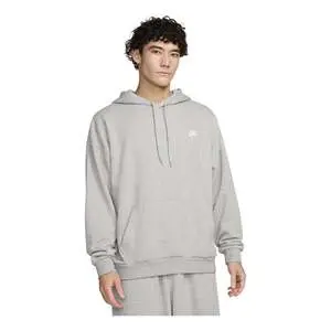 Nike Club Ft Oversized Po Hoodie - Grey