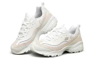 Sketchers D'lites 1.0 Chunky Low Top Sneakers - White