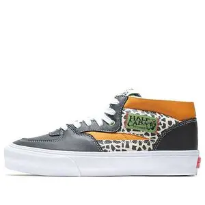 VANS Half Cab Ef Vlt Lx 'giraffe' Skate Sneakers - Black/brown/leopard