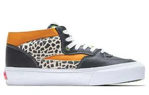 VANS Half Cab Ef Vlt Lx 'giraffe' Skate Sneakers - Black/brown/leopard