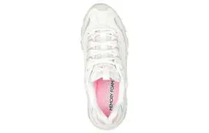 Sketchers D'lites Casual Lace-up Sneakers - White